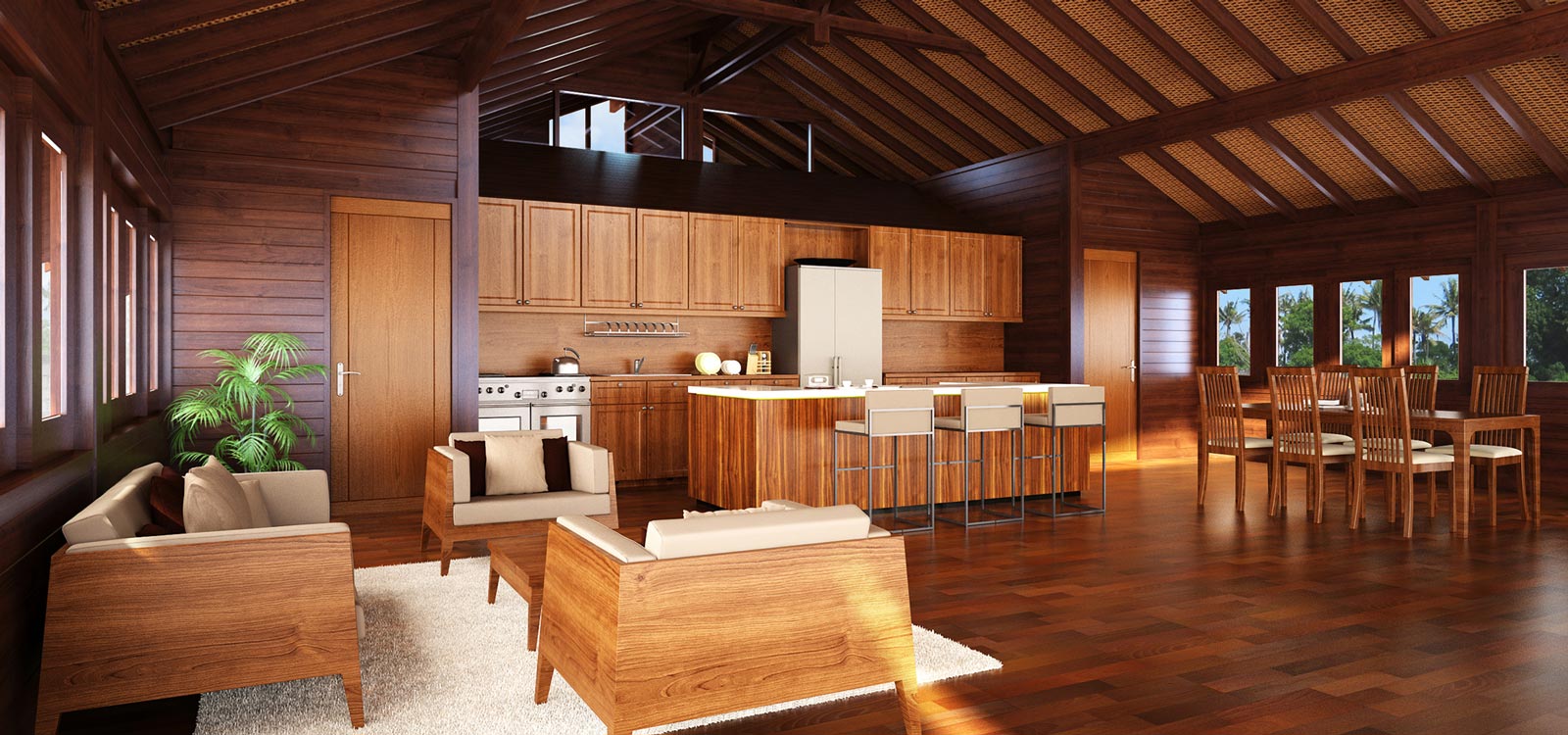 Luxury Prefab Hardwood Homes & Prefab Houses | Teak Bali